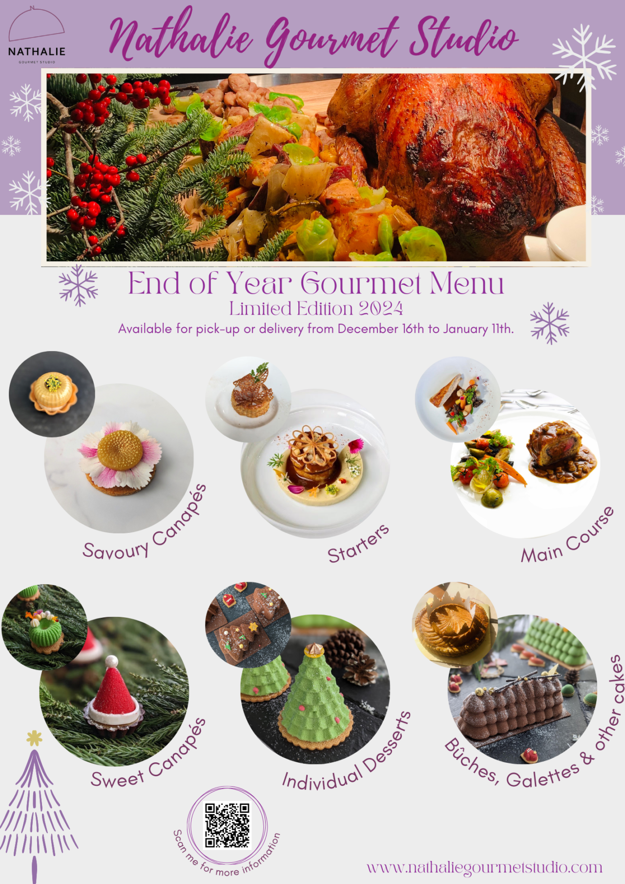 Nathalie Gourmet Studio Services such as Cocktail Launching, Buffet ...